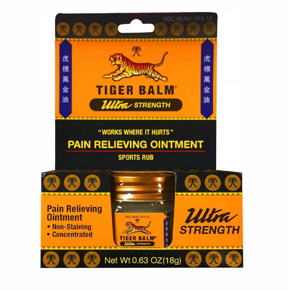 Tiger Balm Ultra Strength Sports Rub Ointment (10g / 0.35 oz) – GinGinGood